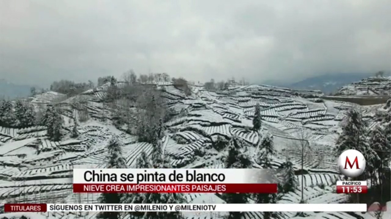 China se pinta de blanco - Grupo Milenio