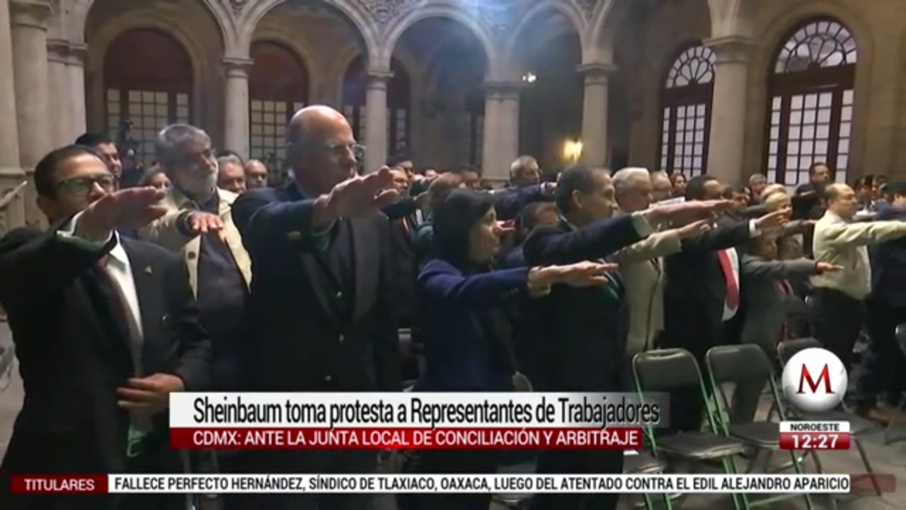 Sheinbaum toma protesta a Representantes de Trabajadores- Grupo Milenio