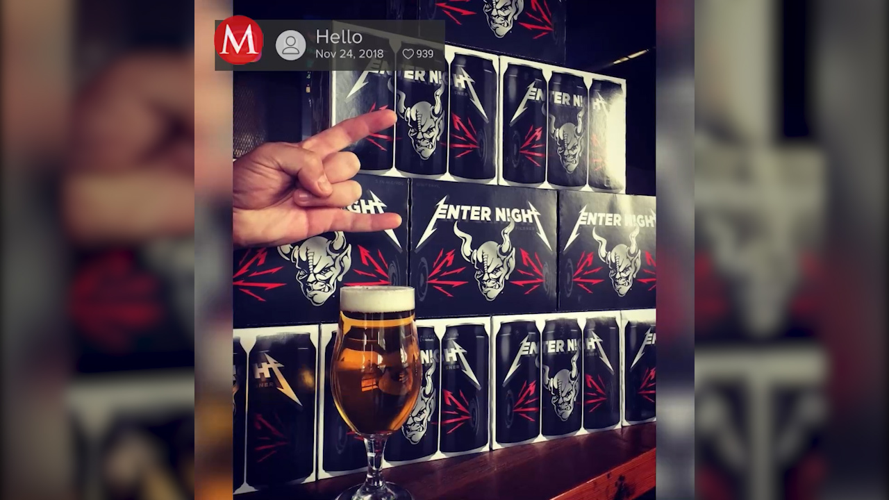 Enter Night, la cerveza de Metallica - Grupo Milenio