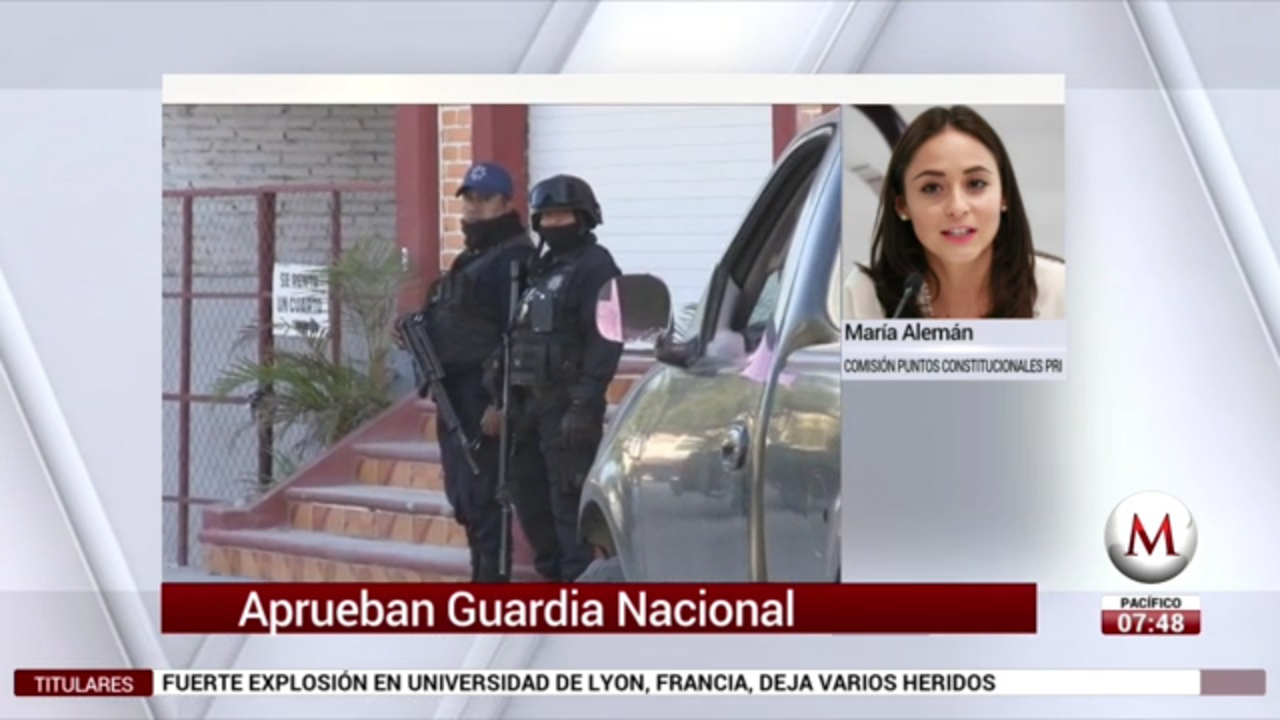 María Alemán habla sobre Guardia Nacional - Grupo Milenio