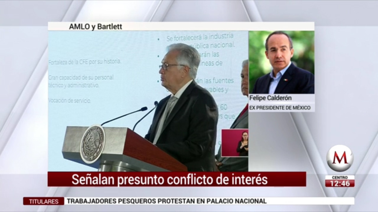 Entrevista a expresidente Felipe Calderón sobre empresas energéticas ...