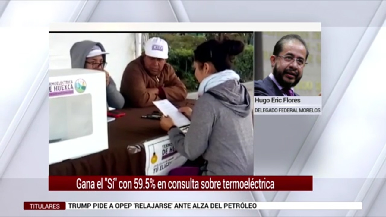 Entrevista a Hugo Eric Flores sobre consulta Termoeléctrica en Huexca ...