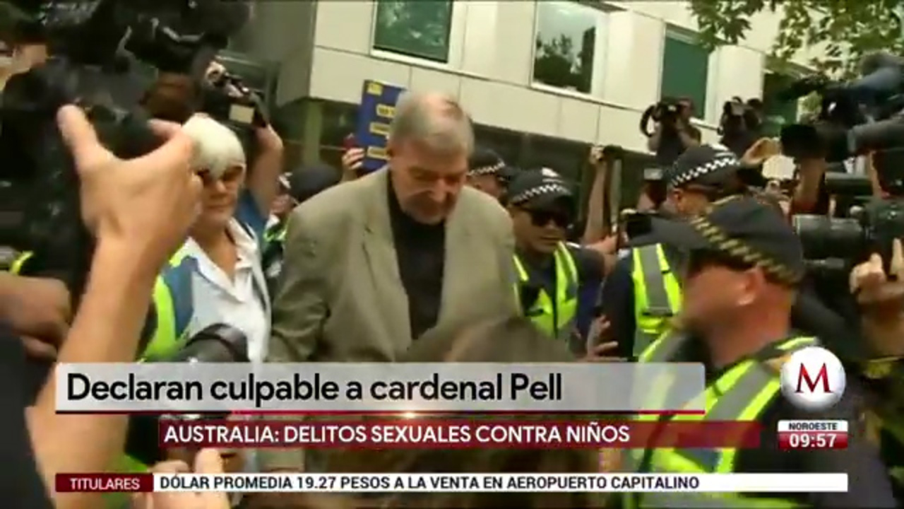 Papa prohíbe a George Pell acercarse a menores - Grupo Milenio