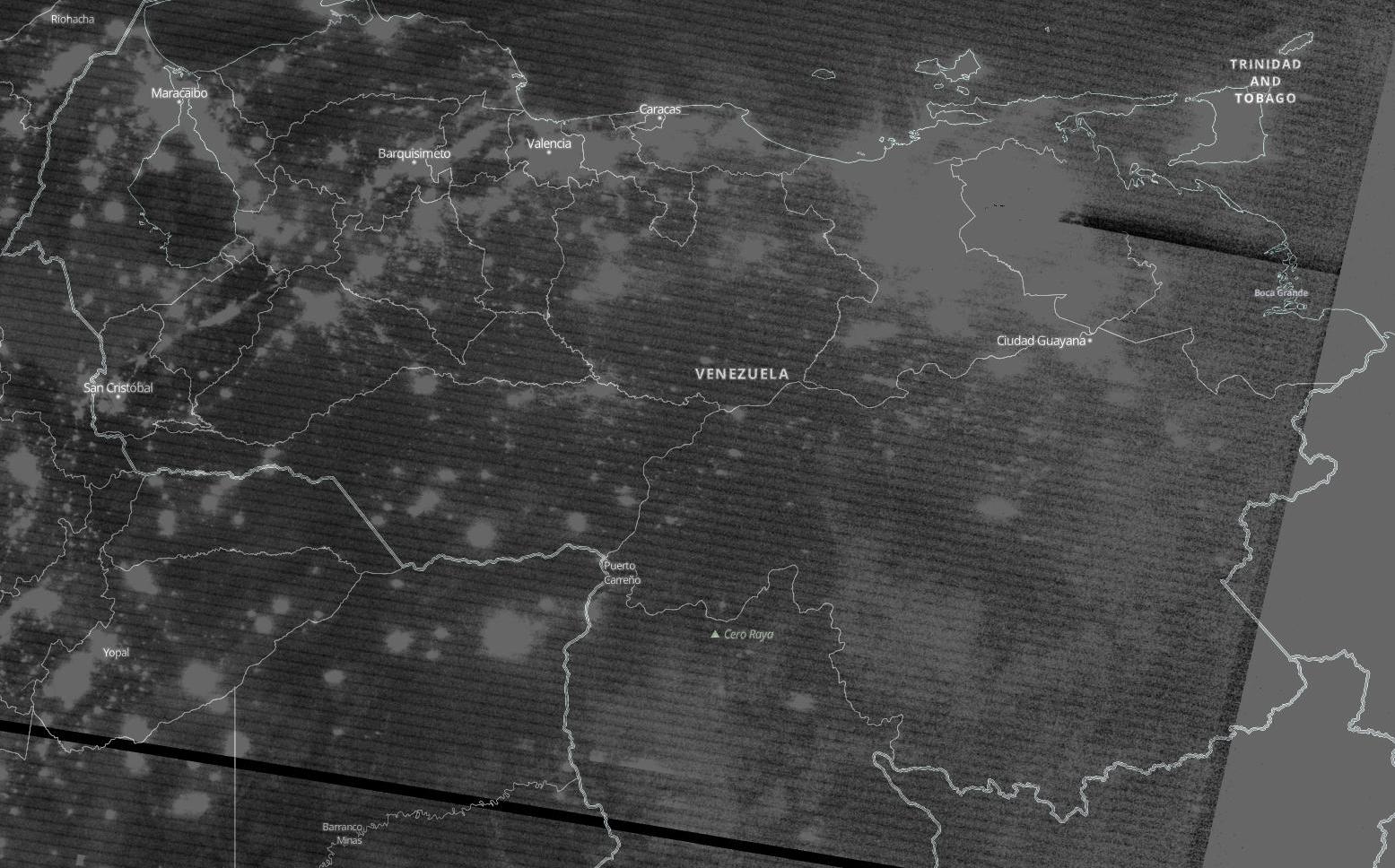 Venezuela: el apagon desde el espacio- Grupo Milenio