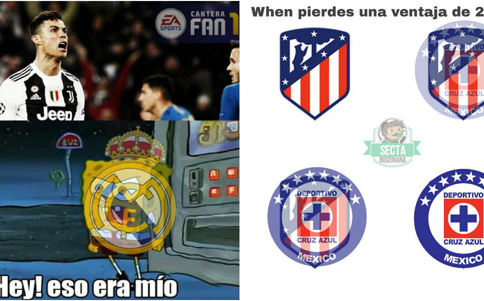 Los memes de la eliminación del Atlético de Madrid ante la Juventus ...