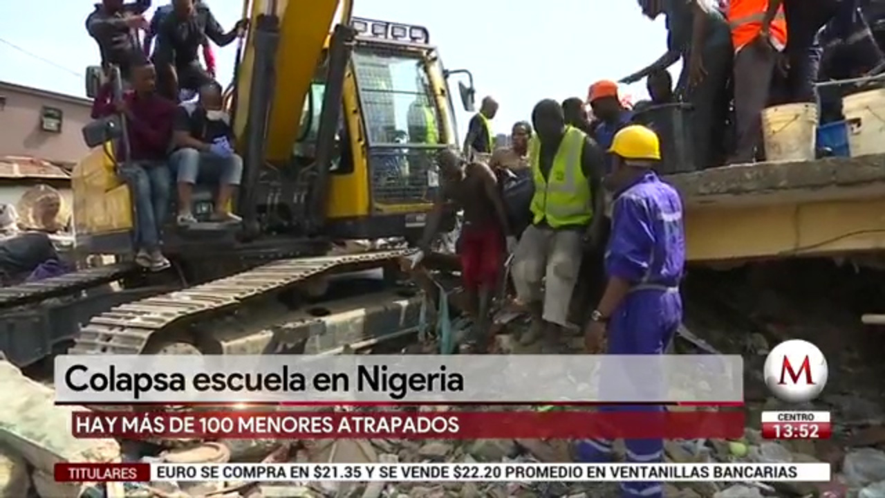 Colapso en escuela de Nigeria - Grupo Milenio