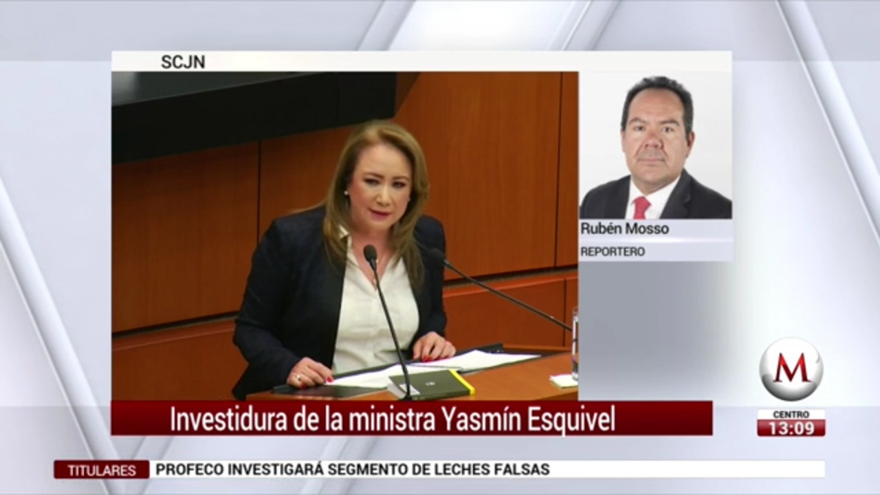 Yasmín Esquivel Mossa ya es ministra de la Corte - Grupo Milenio