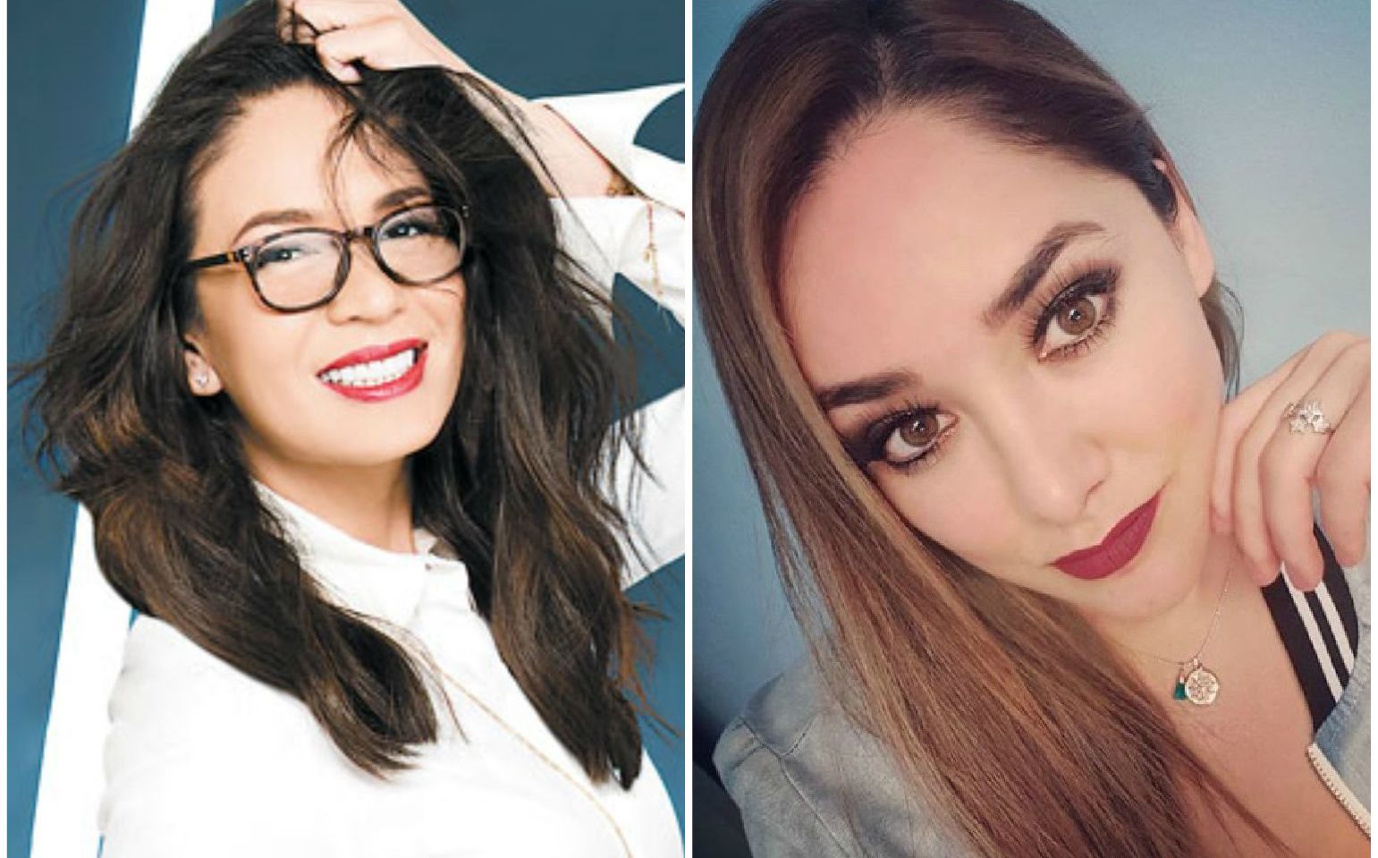 Sherlyn y Yolanda Andrade se besan en la boca- Grupo Milenio