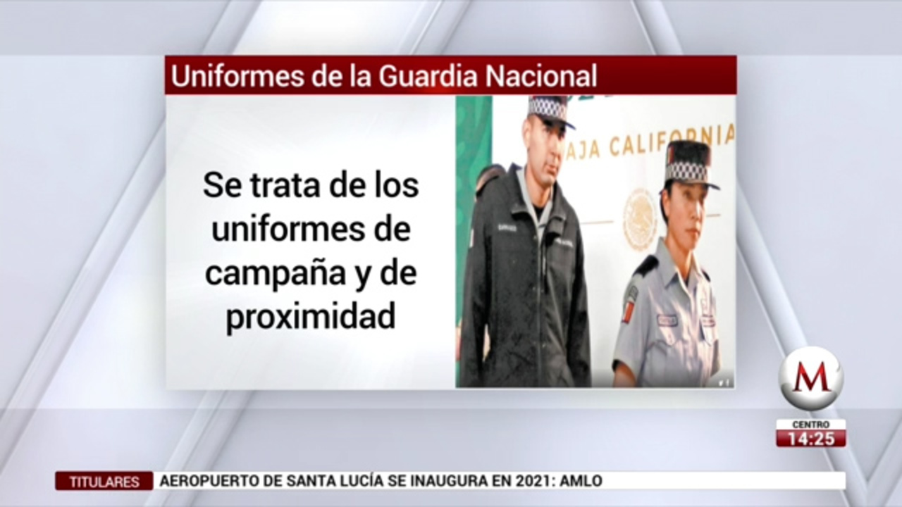 Así lucen los uniformes de la Guardia Nacional- Grupo Milenio
