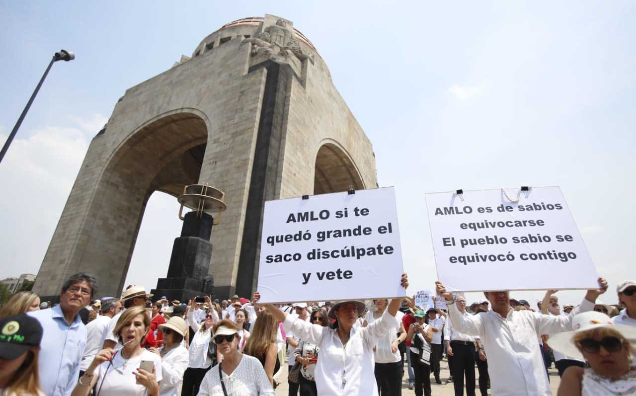 Marcha anti AMLO: miles protestan en CdMx - Grupo Milenio