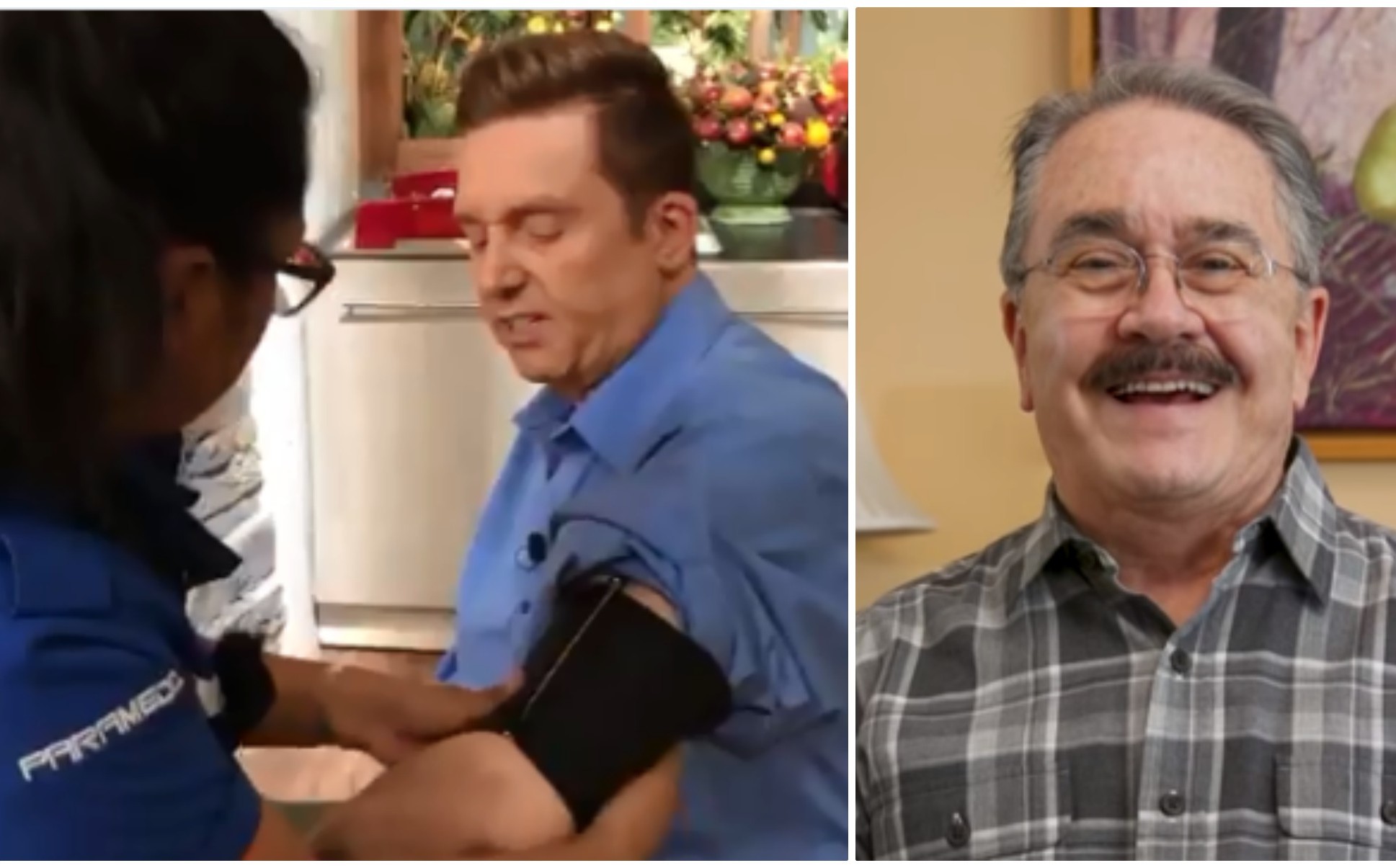 Daniel Bisogno casi se desmaya en foro de Ventaneando- Grupo Milenio