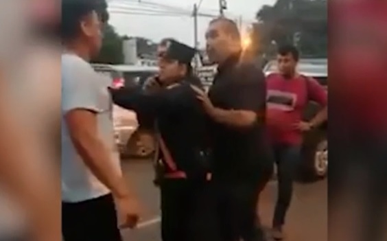 La pelea de José Luis Chilavert con un chofer de camión- Grupo Milenio