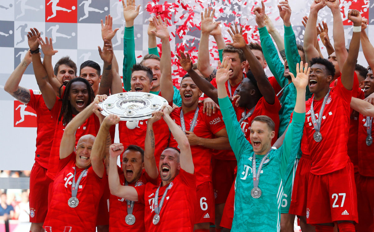 El Bayern Múnich gana su séptimo título consecutivo de la Bundesliga ...
