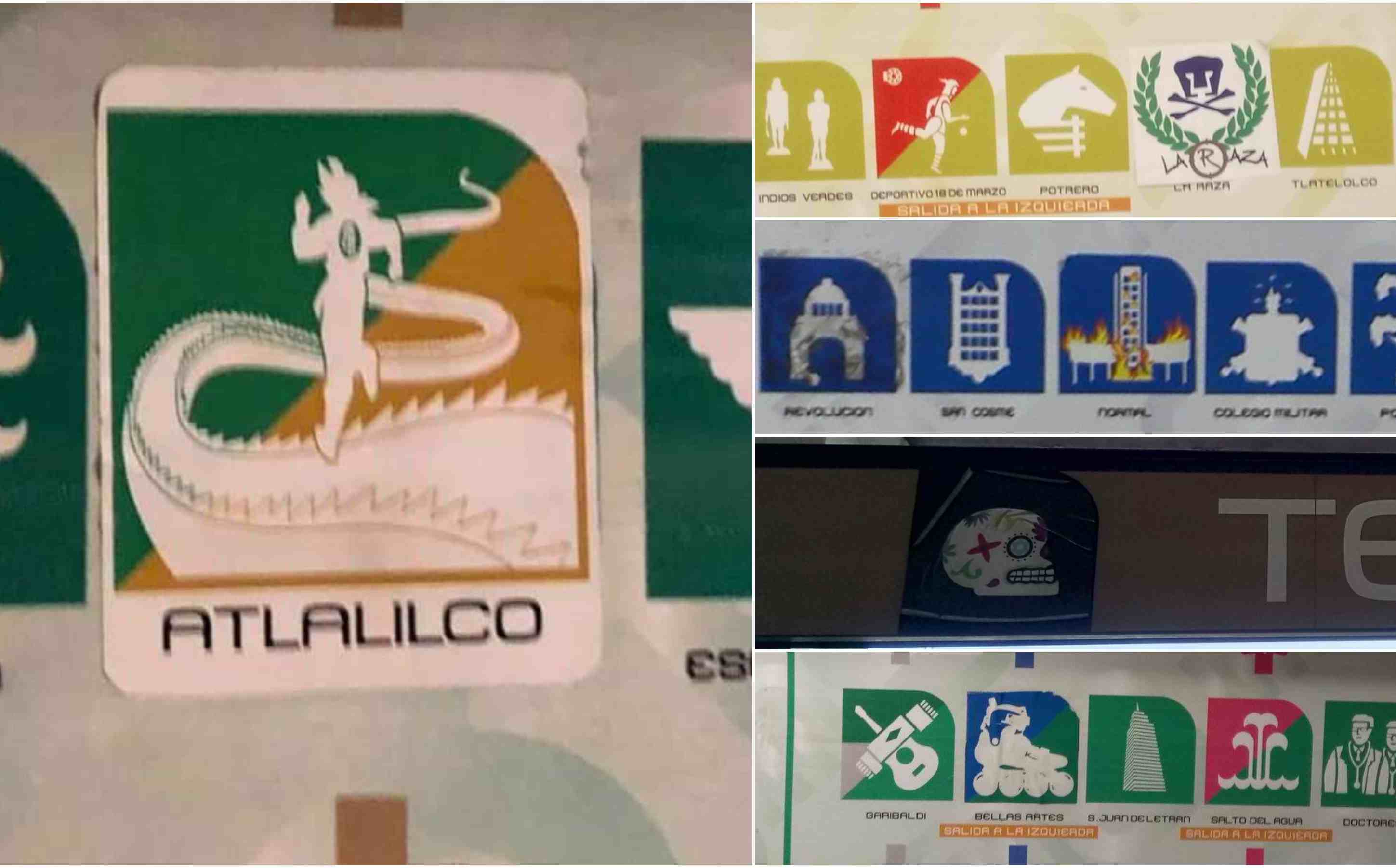 En Metro de CdMx, usuarios rediseñan logos de estaciones- Grupo Milenio