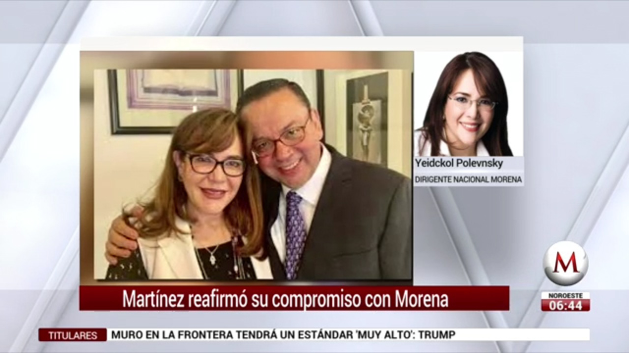 Germán Martínez reafirmó su compromiso con Morena: Polevnsky - Grupo ...