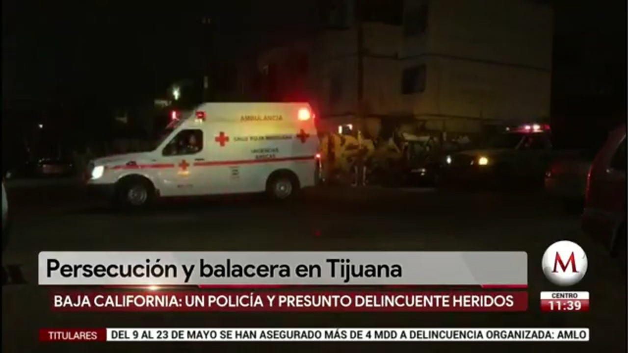 Persecución y balacera en Tijuana, Baja California- Grupo Milenio