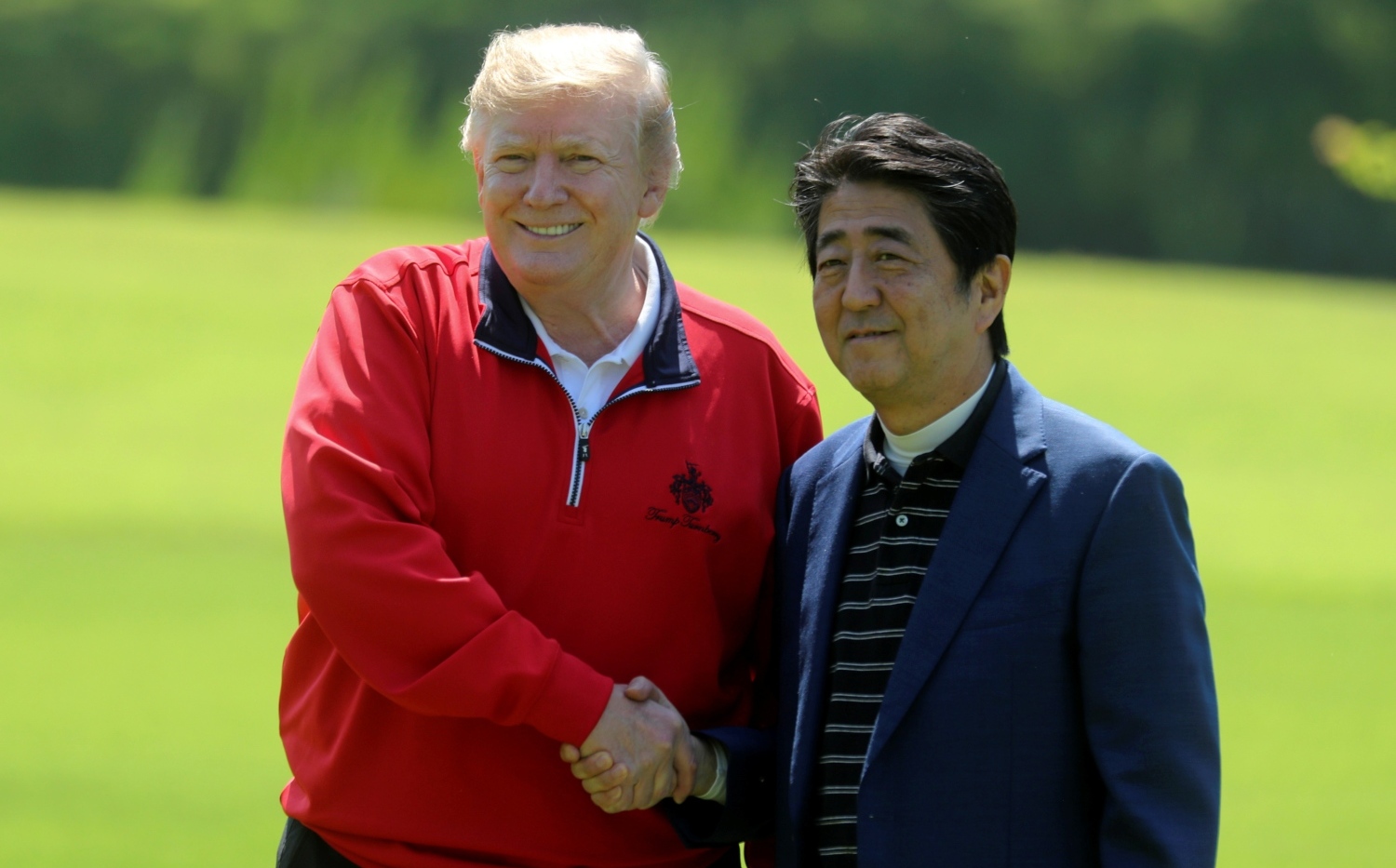 Trump juega golf en Japón con Shinzo Abe- Grupo Milenio