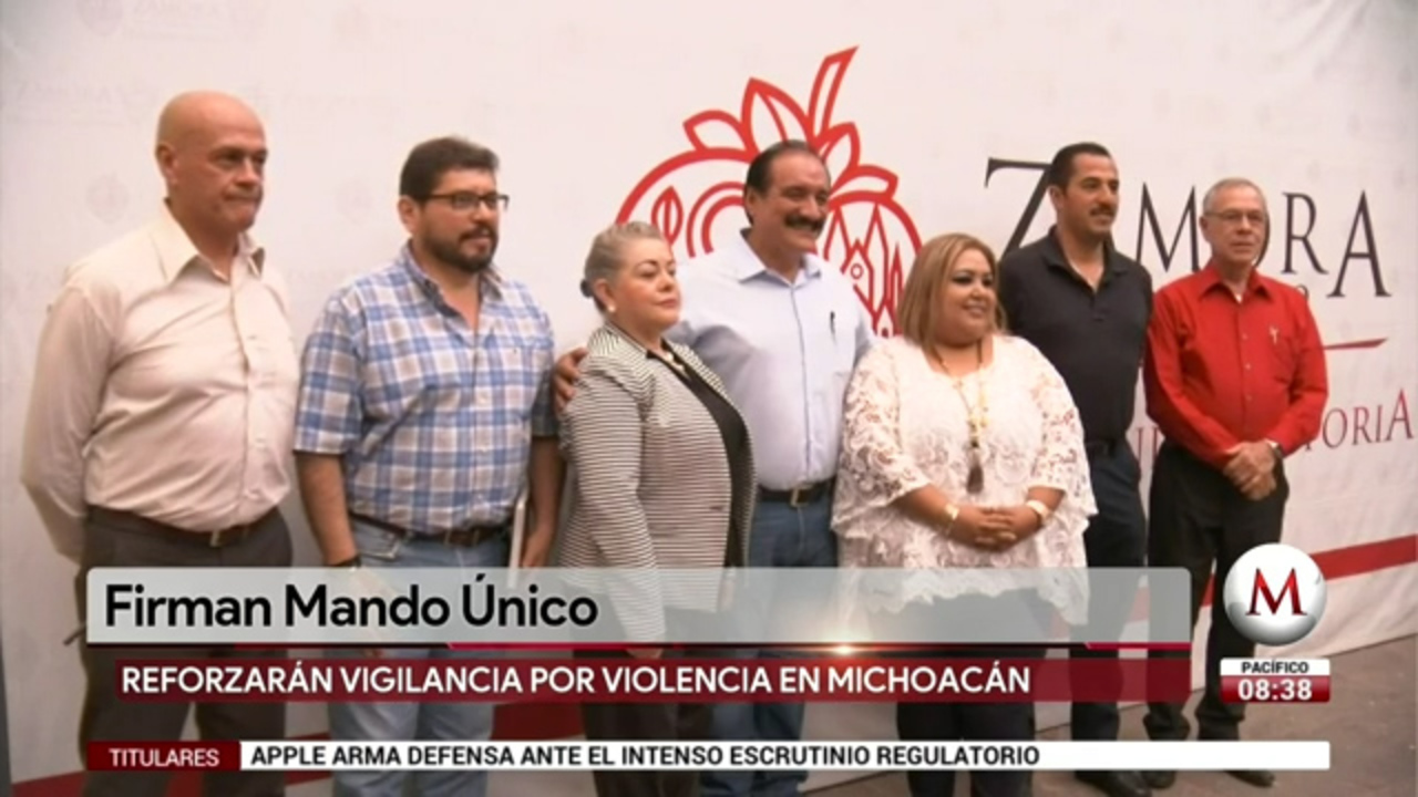 Firman Mando Único en Zamora- Grupo Milenio