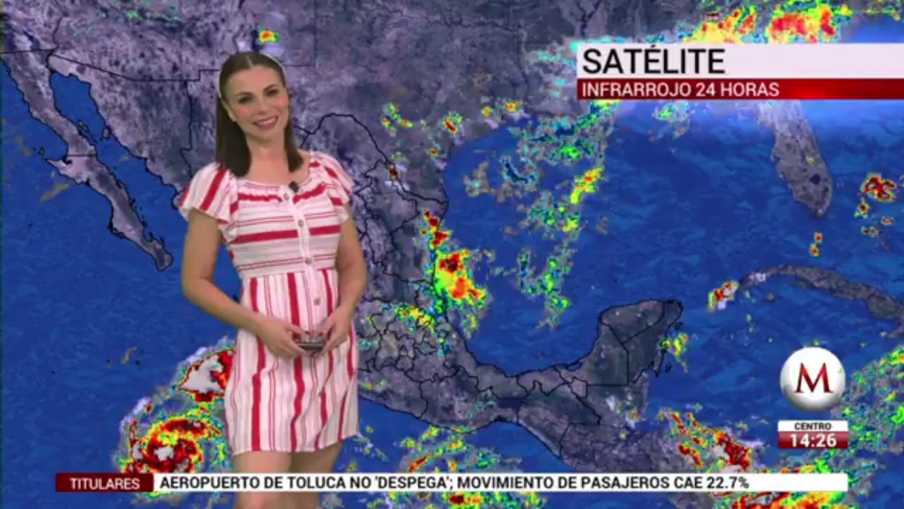 Arlett Fernández nos da el pronóstico del tiempo para este jueves 27 de ...