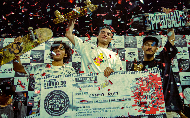 Danny Ruiz dominó el Vans Royal Side Stripe- Grupo Milenio