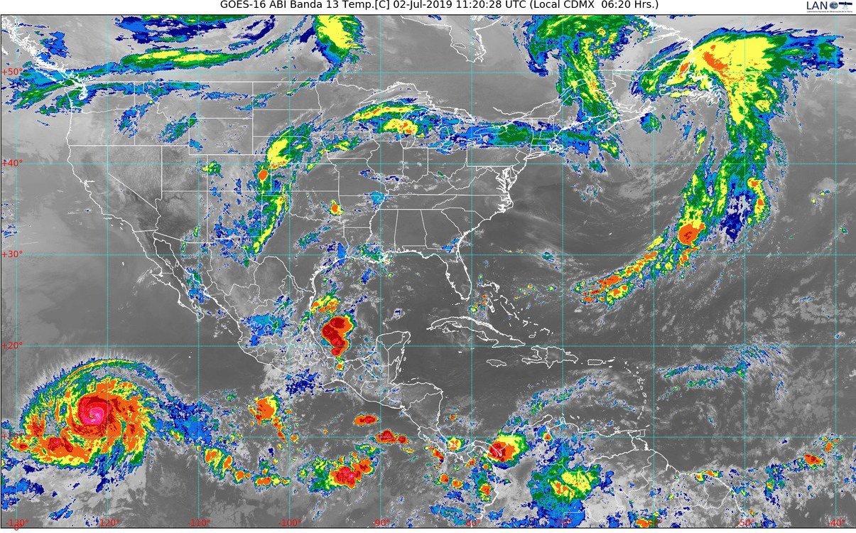 Huracán Bárbara disminuye a tormenta tropical- Grupo Milenio