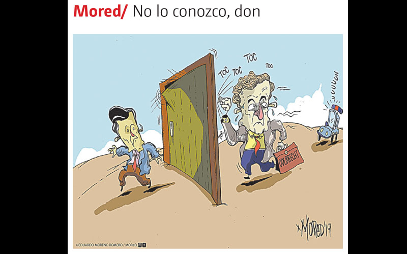 No lo conozco, don- Grupo Milenio