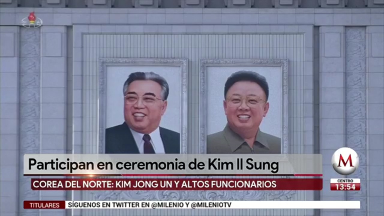 Kim Jong Un participa en ceremonia de Kim II Sung - Grupo Milenio