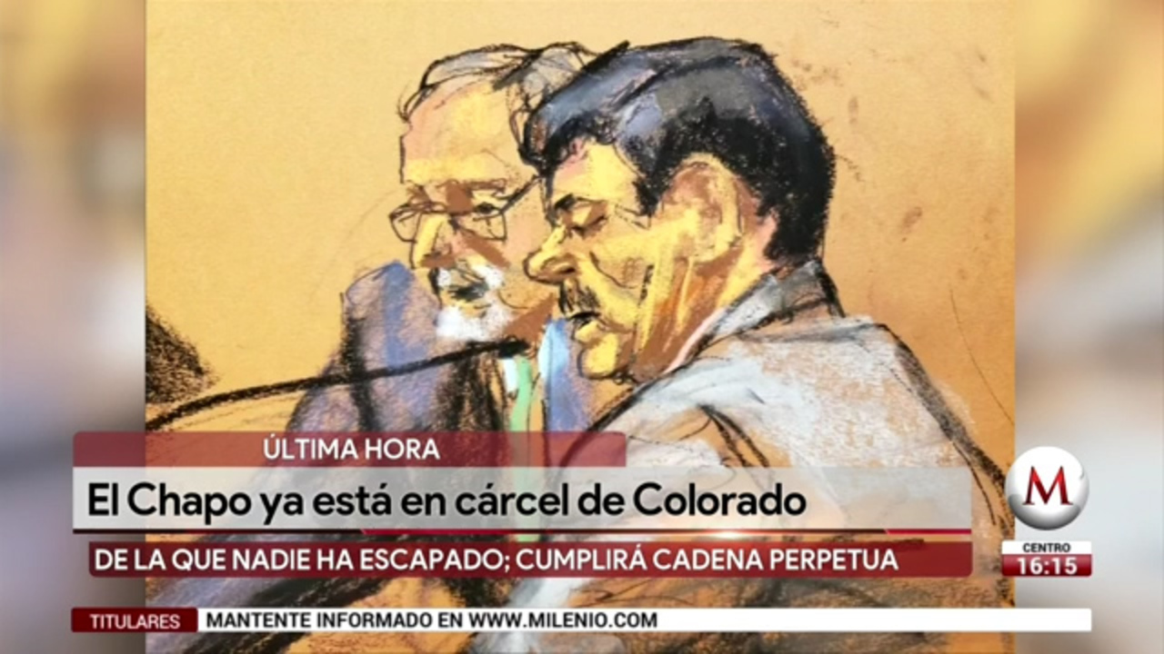 'El Chapo' está en prisión de Colorado: oficina de prisiones de EU ...