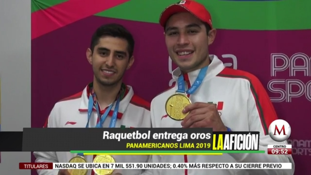 Rodrigo Montoya y Francisco Javier Mar se llevan el oro en raquetbol ...