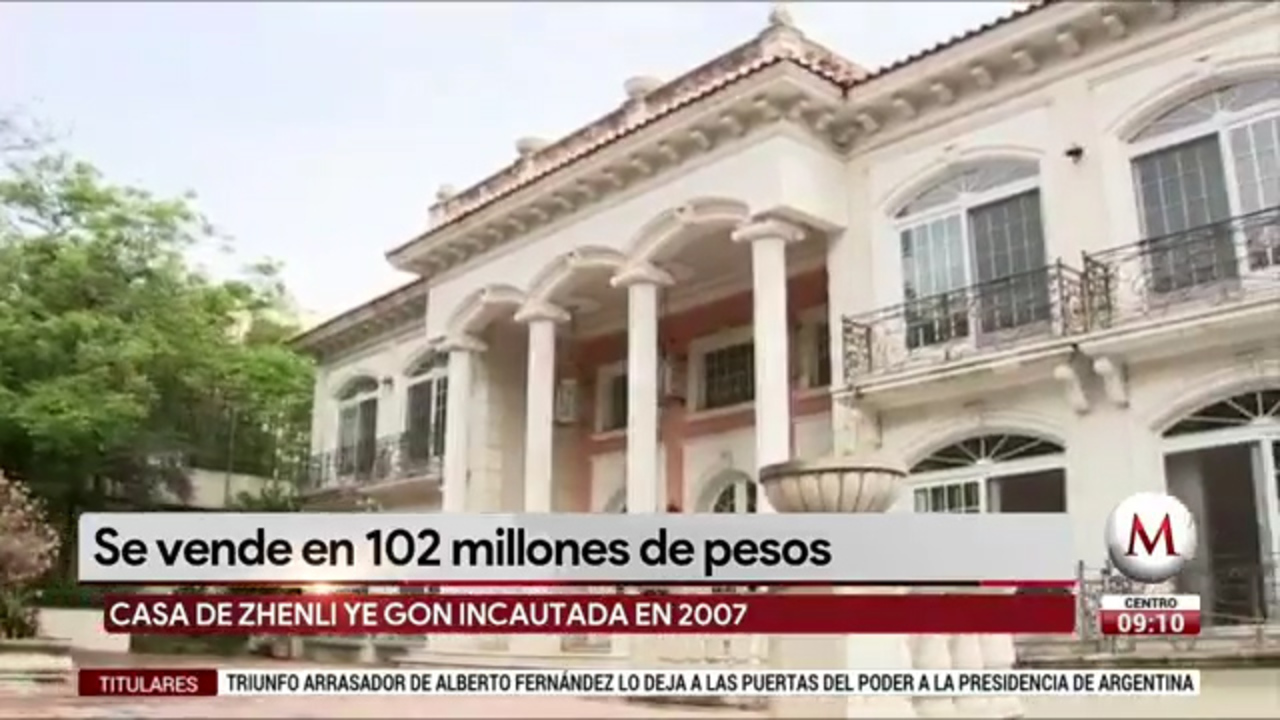 Se vende en 102 millones de pesos casa de Zhenli Ye Gon - Grupo Milenio