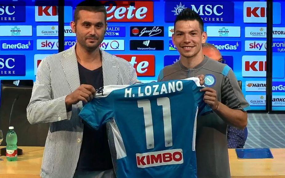 Hirving Chucky Lozano es presentado como nuevo jugador del Napoli ...