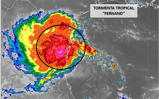Tormenta tropical Fernand dejará lluvias en tres estados de México ...