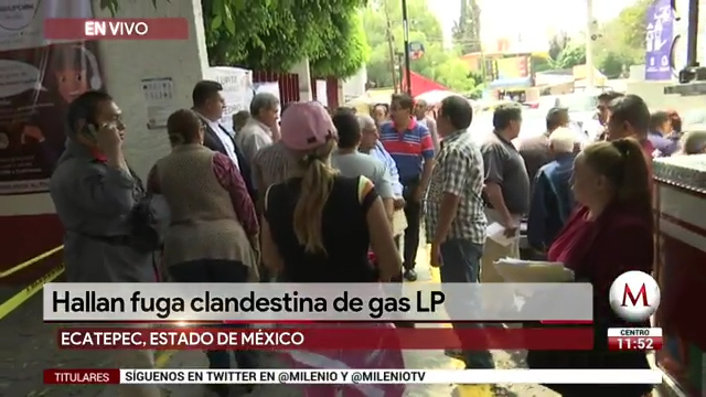 Evacúan a 200 personas de Sapese Ecatepec por fuga de gas- Grupo Milenio