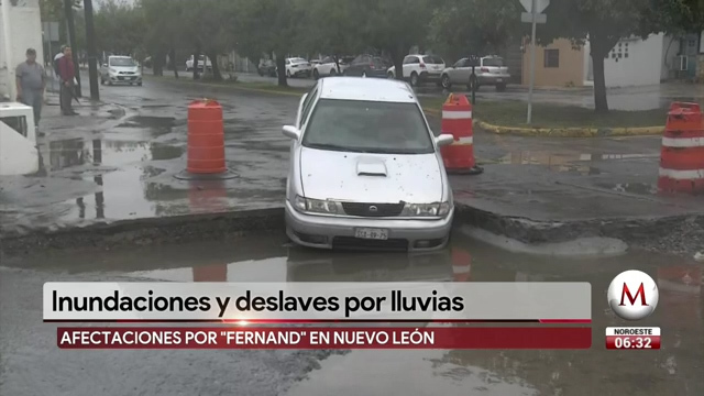 Inundaciones y deslaves por tormenta 'Fernand' en Monterrey - Grupo Milenio