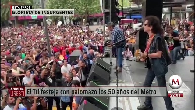 El Tri festeja 50 aniversario del Metro con 'toquín' sorpresa en ...