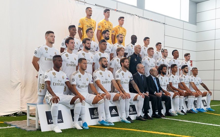 Real Madrid se toma la foto oficial de la temporada 2019-2020- Grupo ...