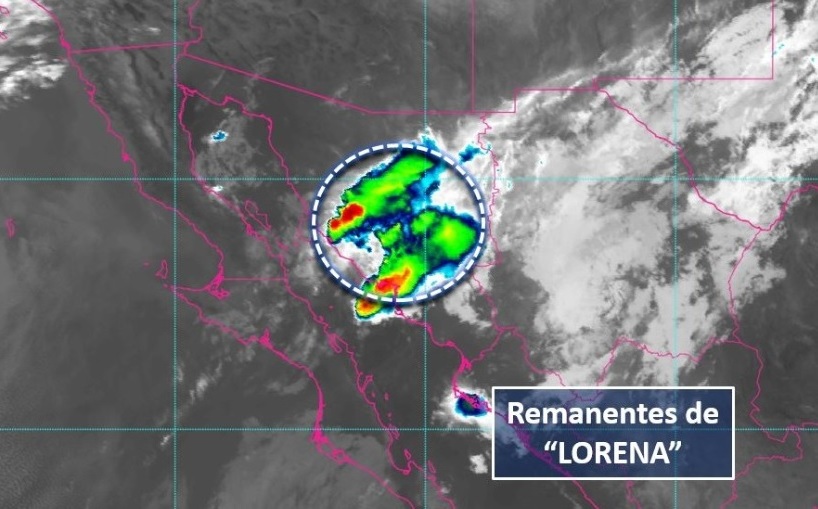 Tormenta tropical Lorena se convierte en baja presión- Grupo Milenio