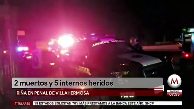 2 muertos y 5 internos heridos en penal de Villahermosa- Grupo Milenio