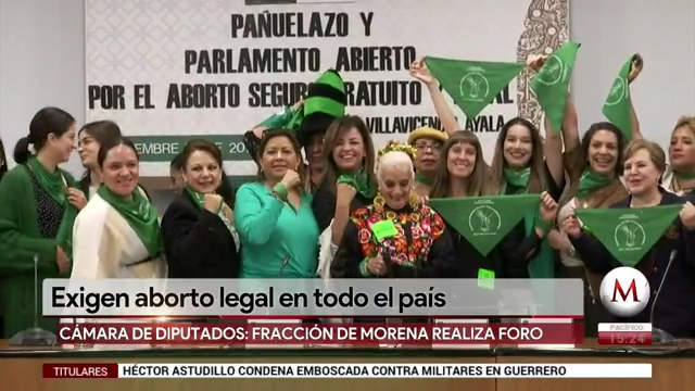 Morena va por aborto legal en todo el país - Grupo Milenio