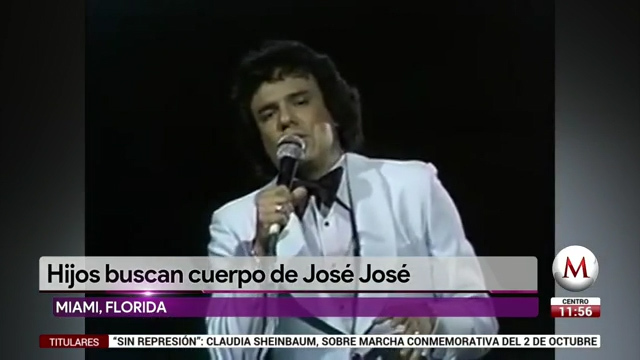 Hijos buscan tener acceso al cuerpo de José José - Grupo Milenio