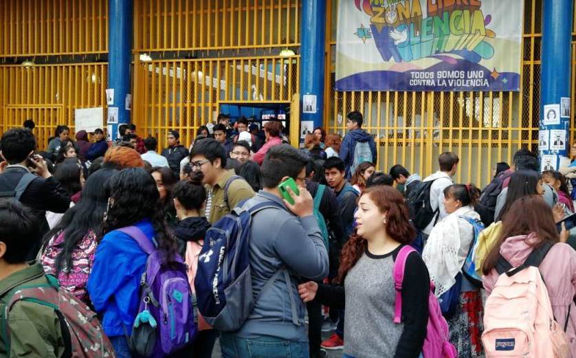 Prepa 4 CdMx: estudiantes de la UNAM toman plantel- Grupo Milenio