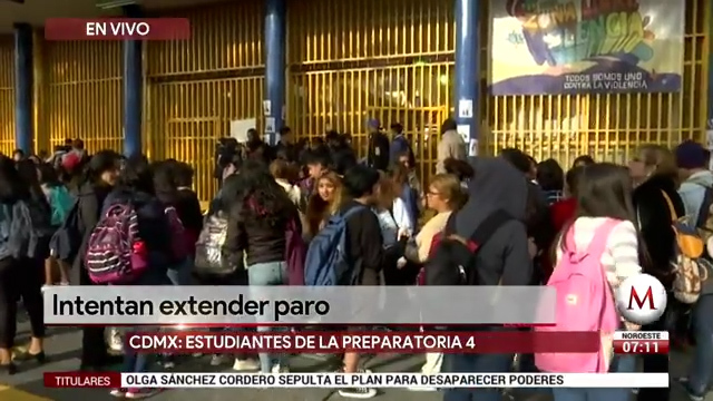 Estudiantes toman accesos de Prepa 4 - Grupo Milenio