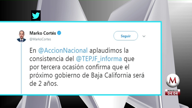 PAN celebra fallo de TEPJF por gubernatura de Baja California - Grupo ...