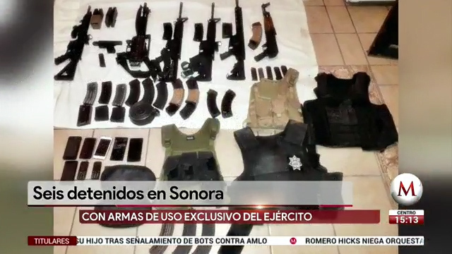 En Sinaloa, detienen a seis con armas exclusivas de Ejército - Grupo ...