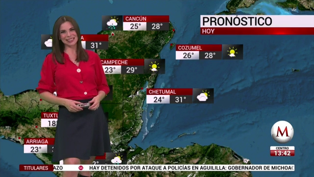 Arlett Fernández nos da el pronóstico del tiempo para este lunes 11 de ...