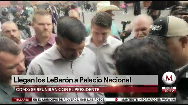 AMLO se reúne con familias LeBarón y Langford en Palacio Nacional ...