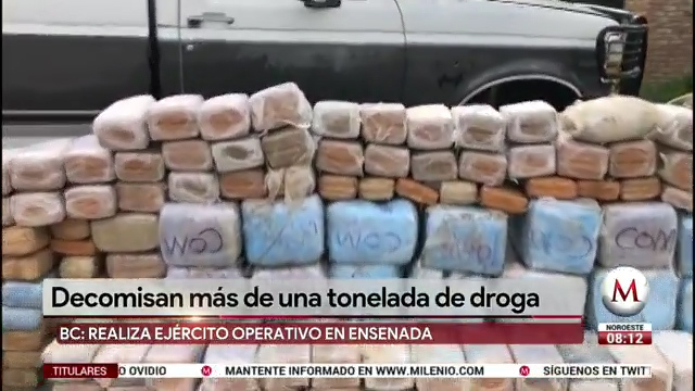 Decomisan Más De Una Tonelada De Droga En Baja California Grupo Milenio