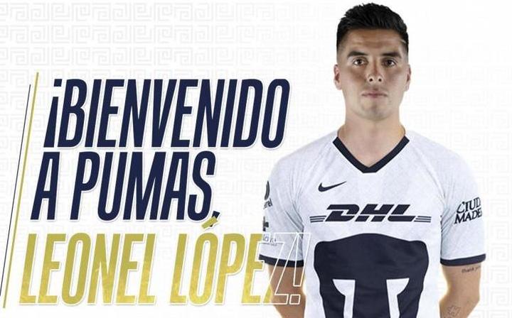 Pumas: Leonel López es su nuevo jugador para el Clausura 2020- Grupo ...