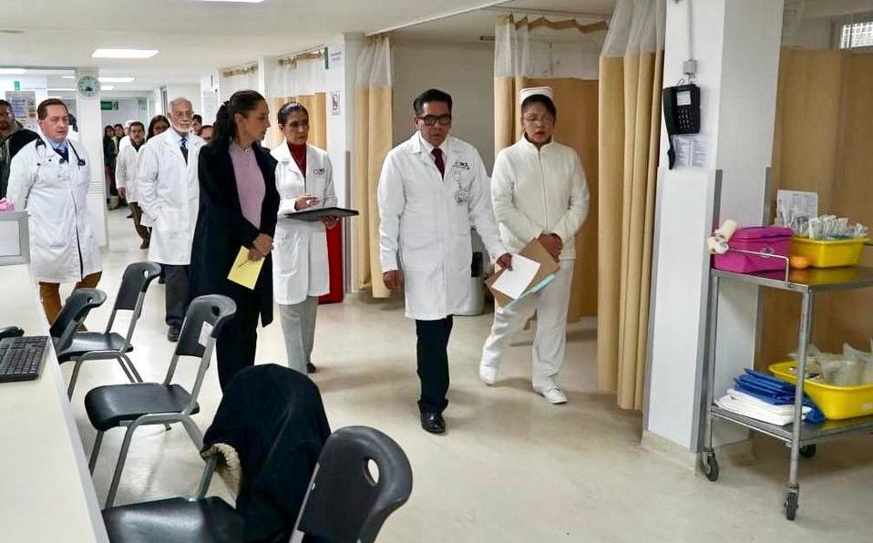 Sheinbaum supervisa áreas renovadas de Hospital General Xoco- Grupo Milenio