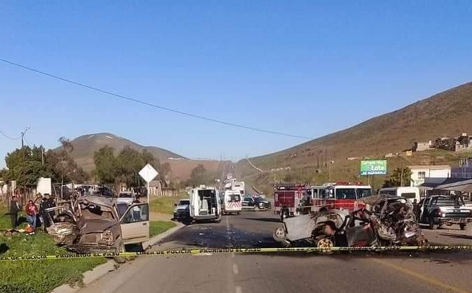 En Baja California, choque deja 4 muertos y 7 heridos- Grupo Milenio